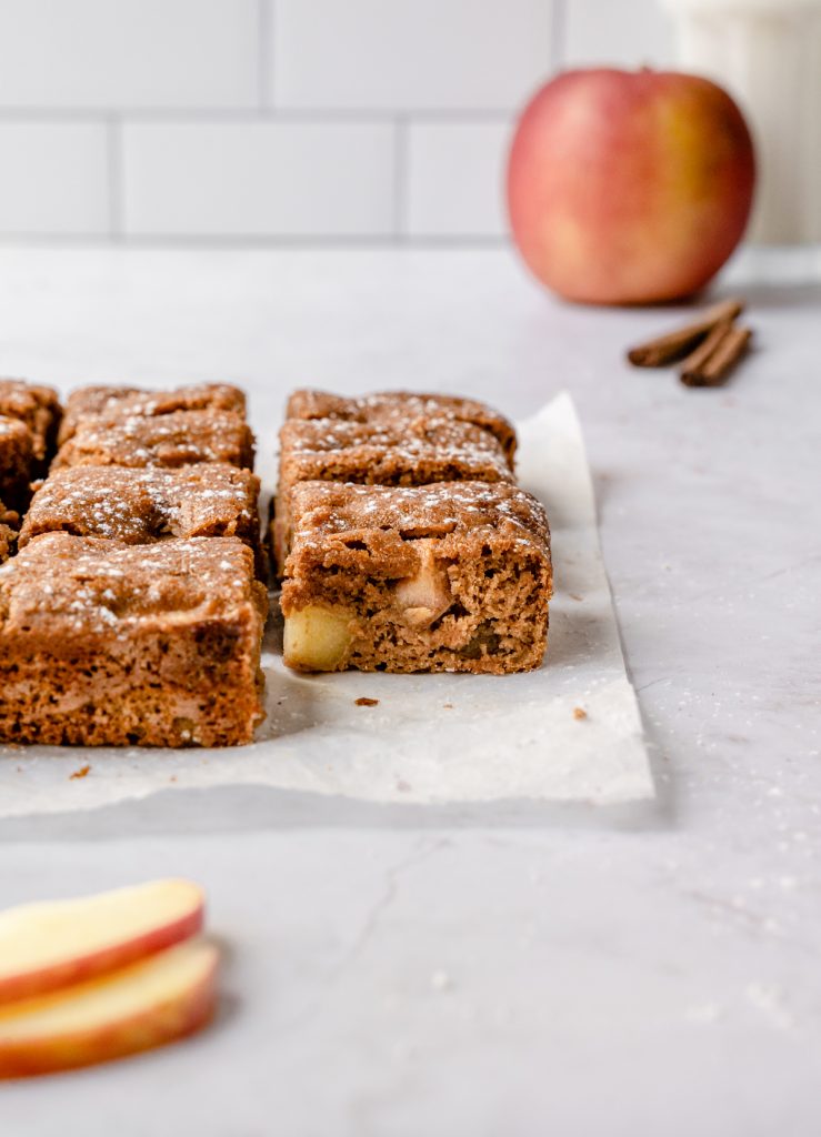 Healthy Apple Chai Bars - Balance With Jess