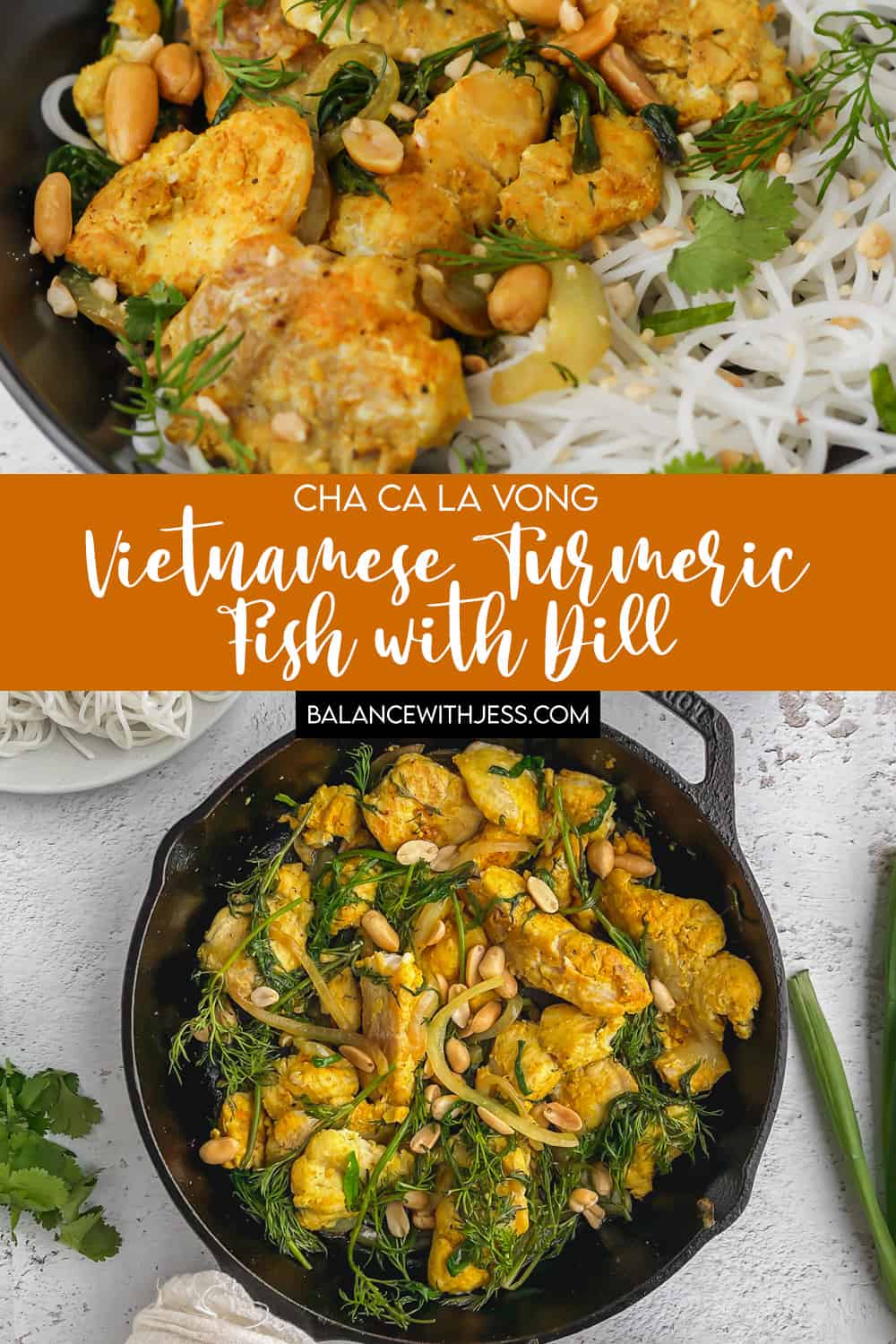 Vietnamese Turmeric Fish with Dill (Cha Ca La Vong) - Balance With Jess