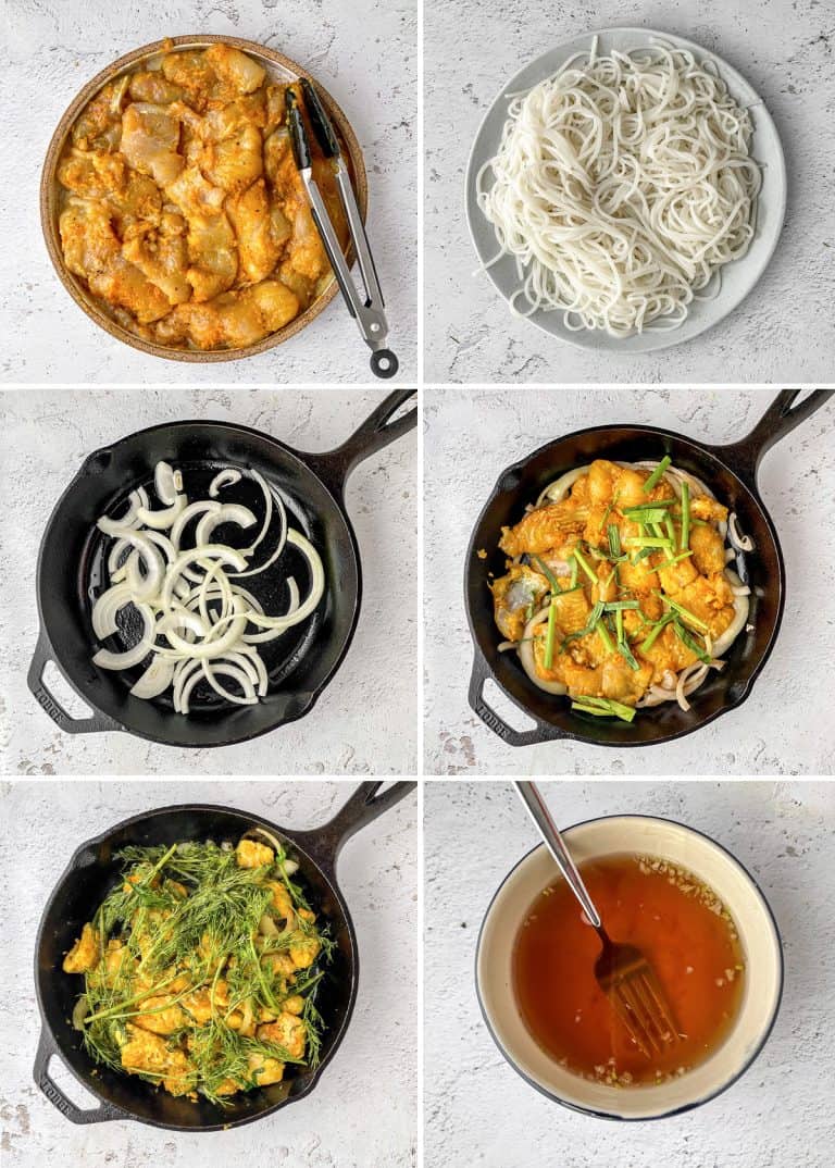 Vietnamese Turmeric Fish with Dill (Cha Ca La Vong) - Balance With Jess