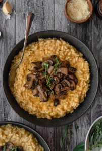 Pumpkin and Mushroom Risotto - Balance With Jess
