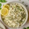 Lemon Basil Rice - Balance With Jess