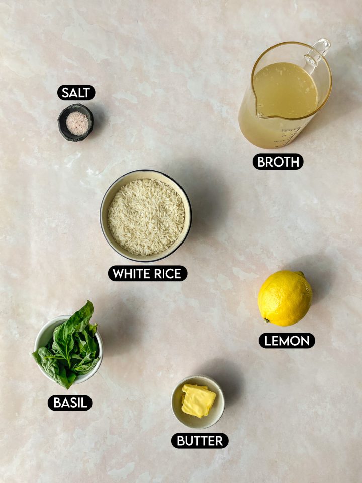 Lemon Basil Rice - Balance With Jess