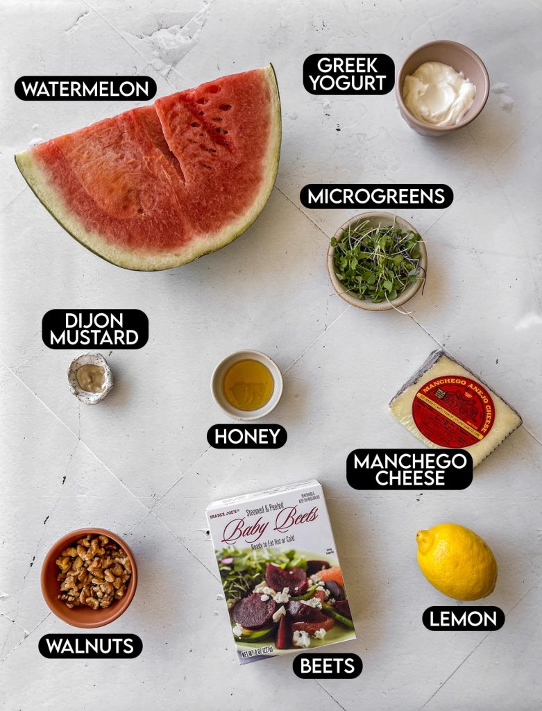 Watermelon Beet Salad - Balance With Jess