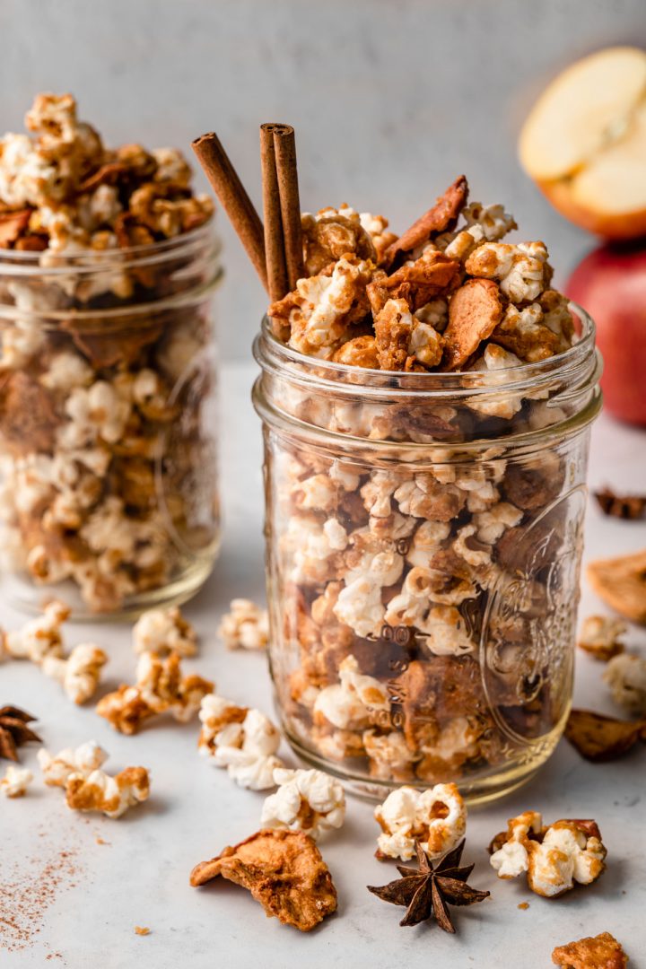 The Best Caramel Apple Popcorn - Balance With Jess