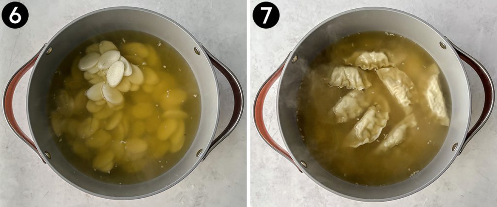 Dduk Mandu Guk (Korean Rice Cake and Dumpling Soup) - Balance With Jess