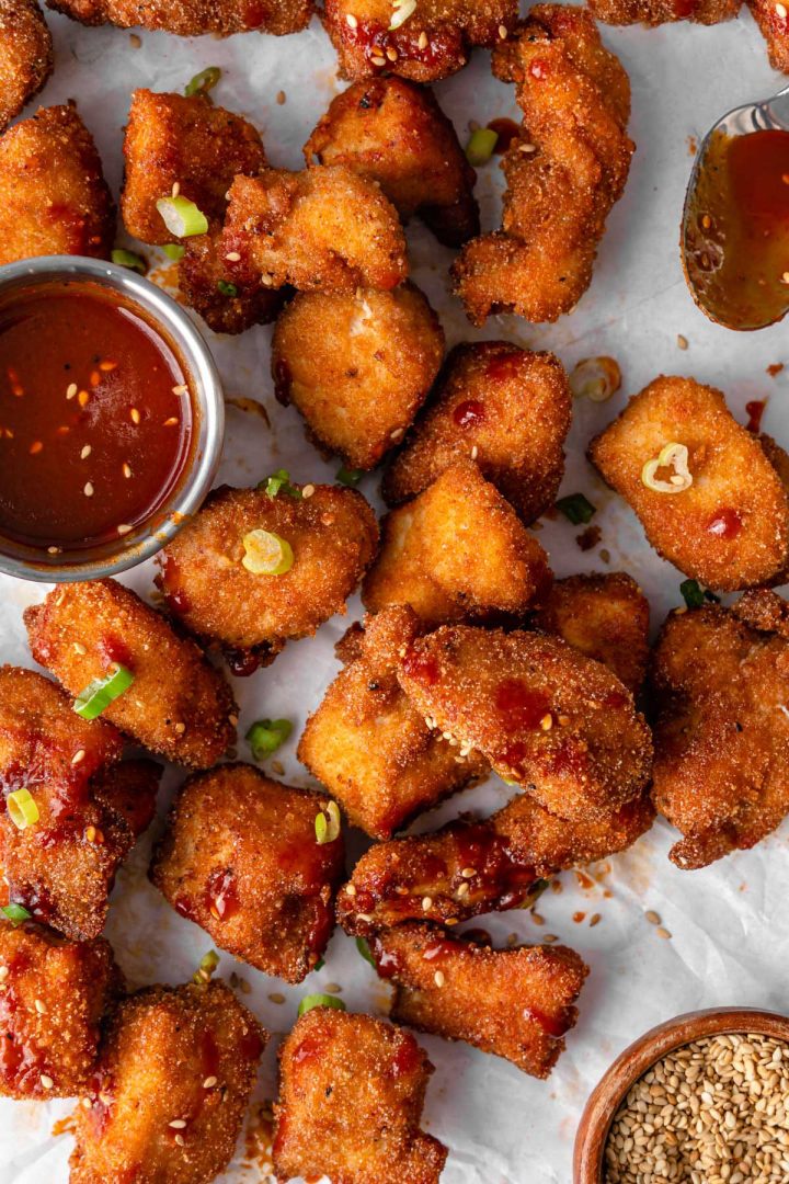 Korean Popcorn Chicken - Balance With Jess