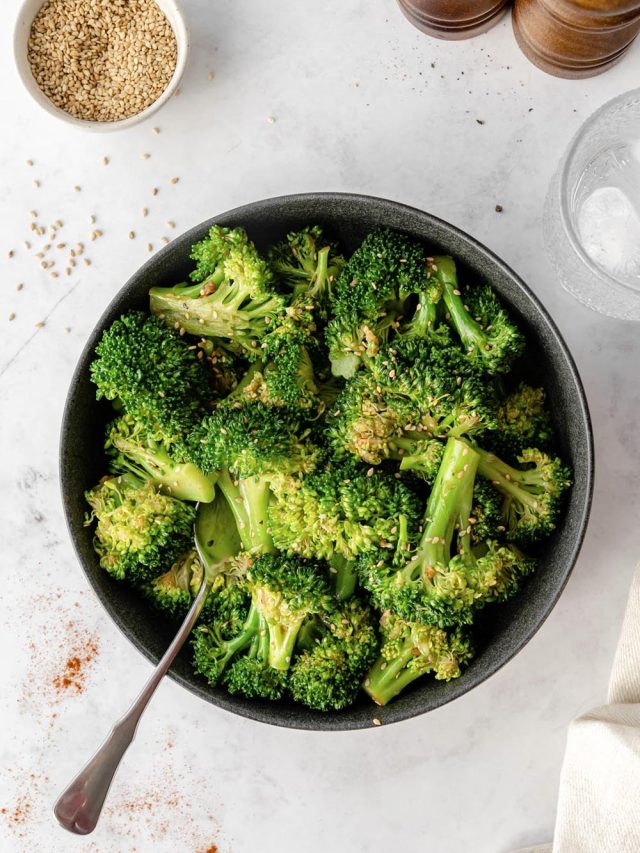 Korean Broccoli Salad - Balance With Jess