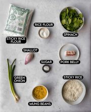 Xôi Khúc (Vietnamese Sticky Rice and Spinach Balls) - Balance With Jess