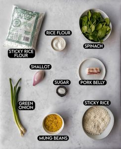 Xôi Khúc (Vietnamese Sticky Rice and Spinach Balls) - Balance With Jess