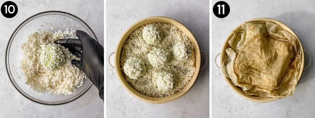 Xôi Khúc (Vietnamese Sticky Rice and Spinach Balls) - Balance With Jess