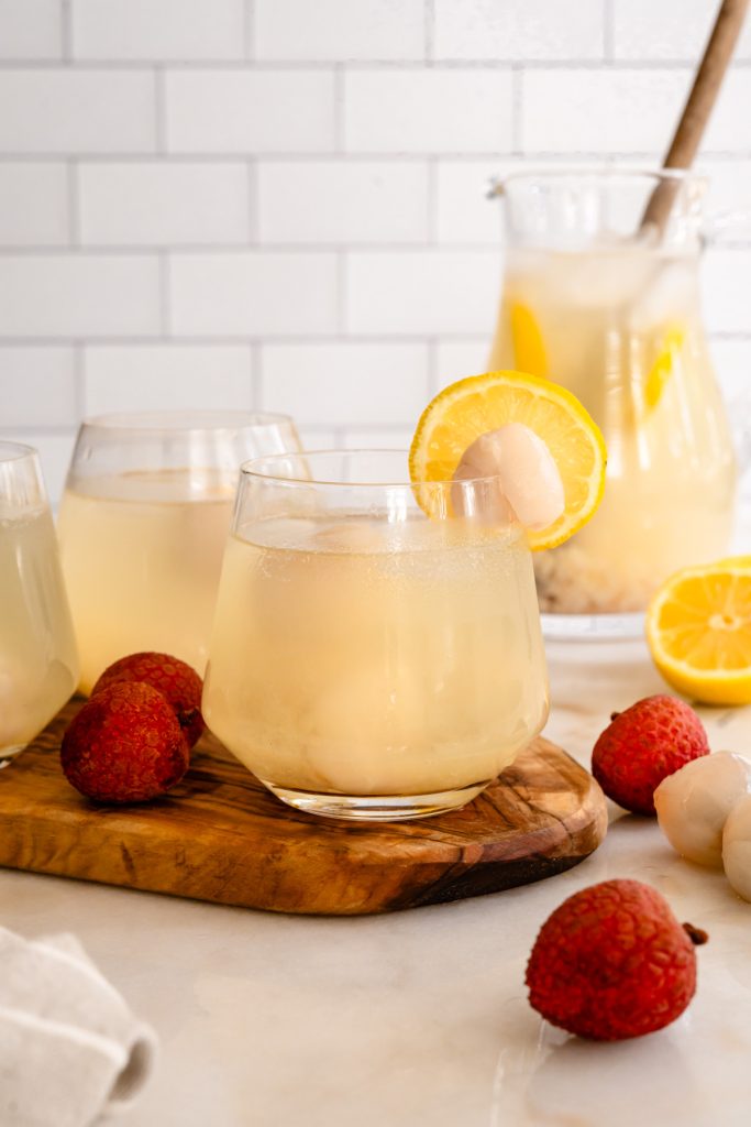 The Best Lychee Lemonade - Balance With Jess