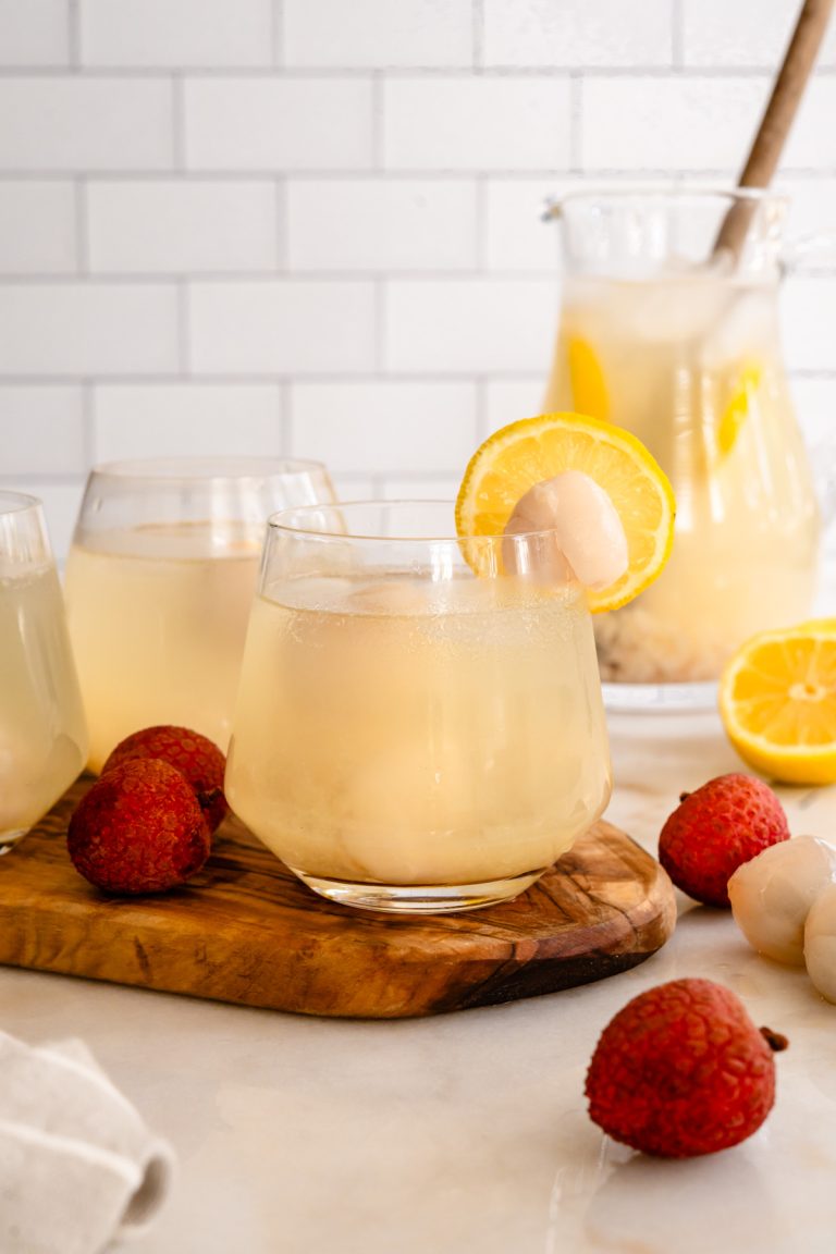 The Best Lychee Lemonade - Balance With Jess