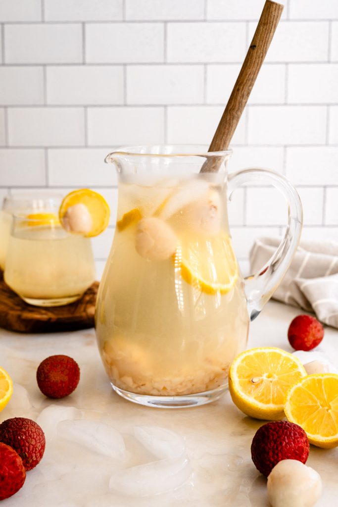 The Best Lychee Lemonade - Balance With Jess