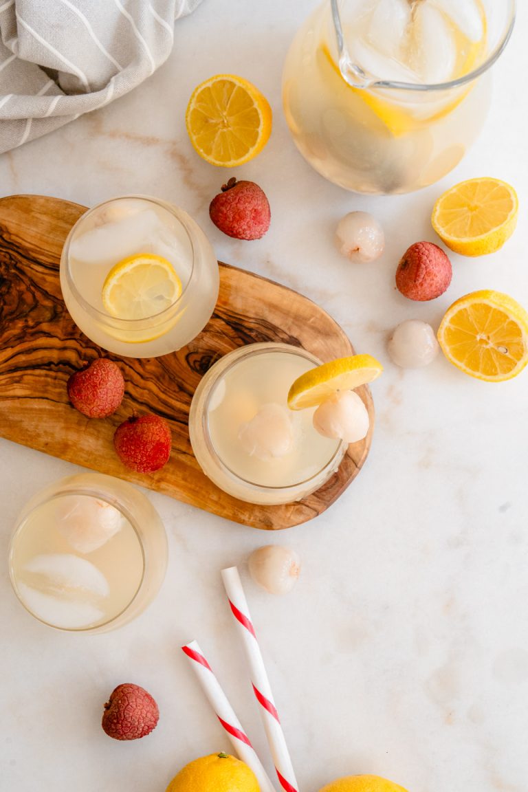 The Best Lychee Lemonade - Balance With Jess