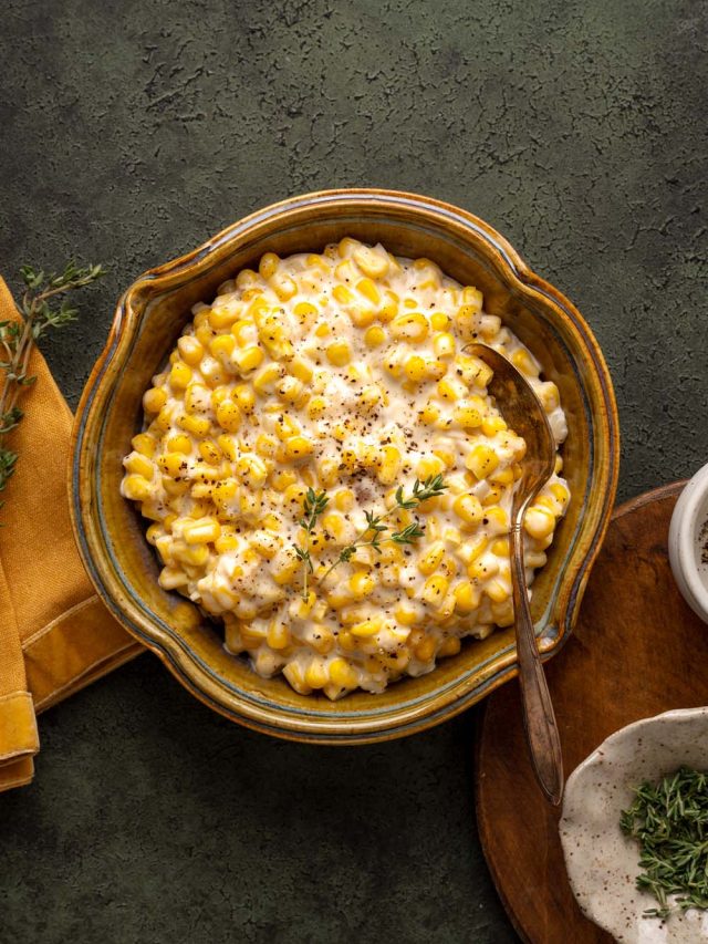 Truffle Creamed Corn - Balance With Jess